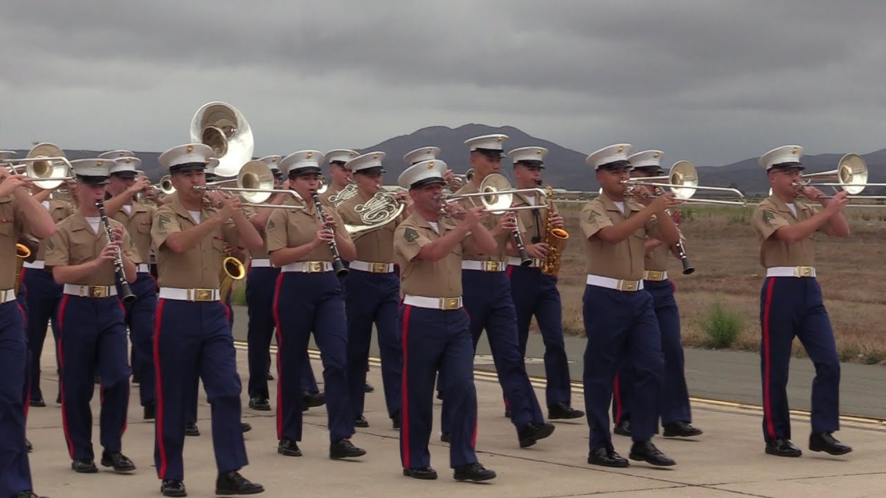 United States Marines Marching Band. MCAS Miramar. 2019 - YouTube