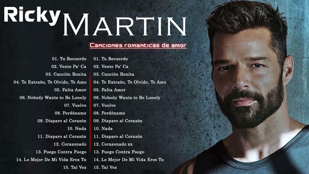 Ricky Martín - Mejores Éxitos II MIX ROMANTICOS - YouTube
