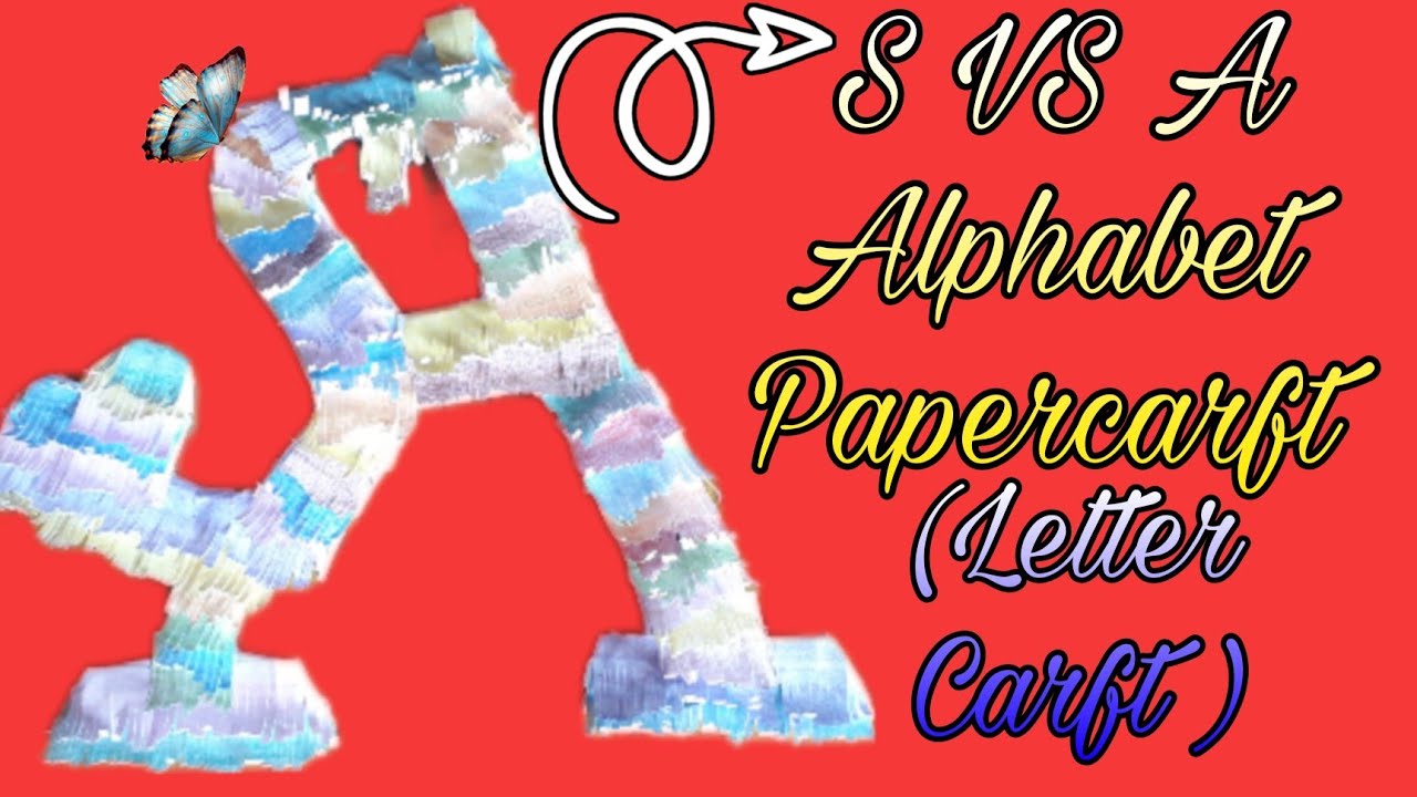 Letter paper craft ideas DIY 3D letters Decor ideas for any occasion at ...