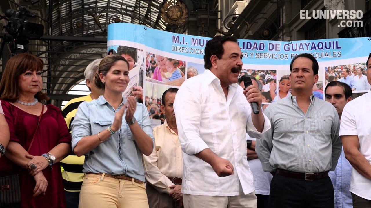 Alcalde Jaime Nebot llama a guayaquileños a defenderse - YouTube