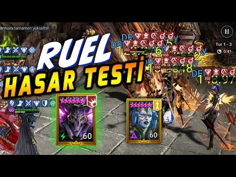 Ruel & Mithrala HASAR TESTİ | RAID: Shadow Legends Türkçe