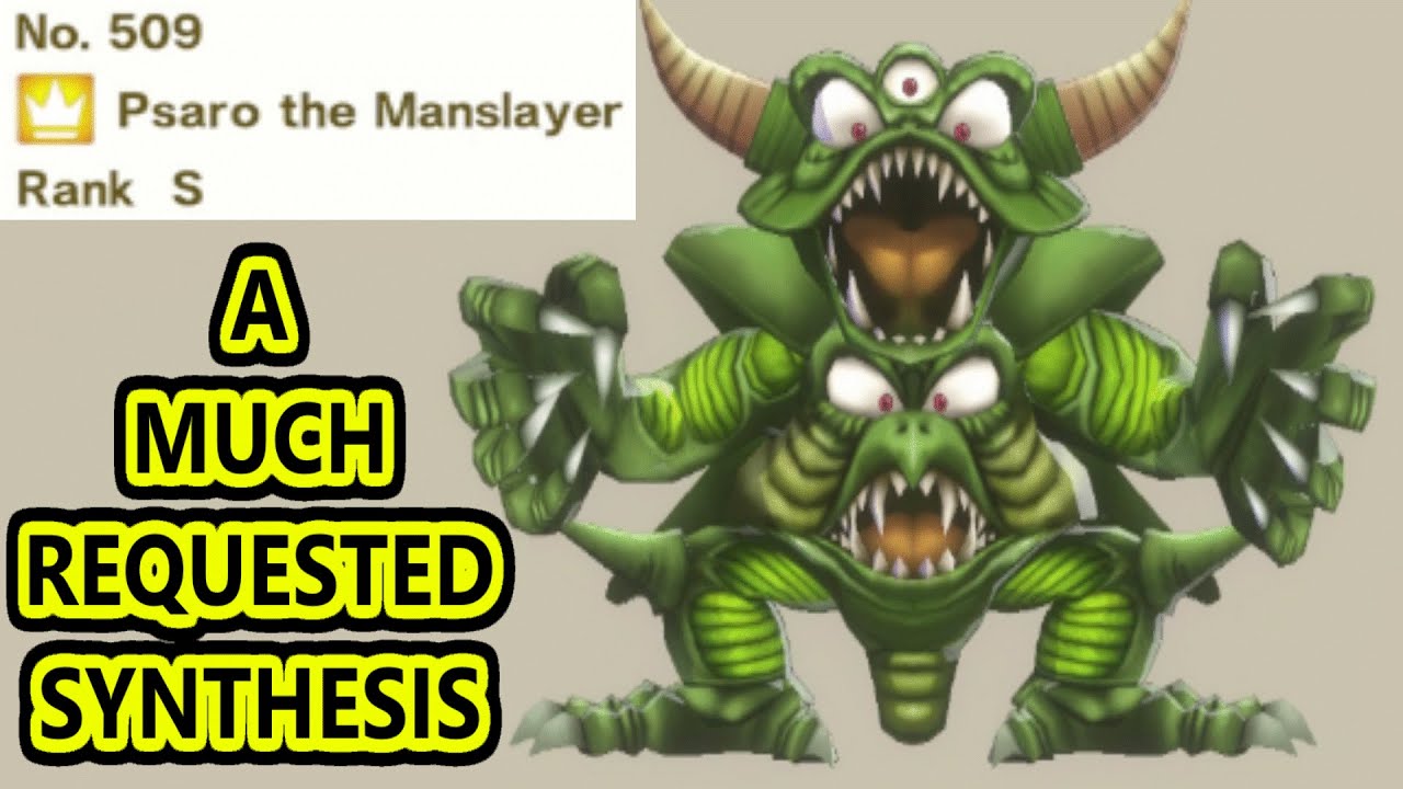 Psaro The Manslayer Synthesis In Dragon Quest Monsters The Dark Prince ...