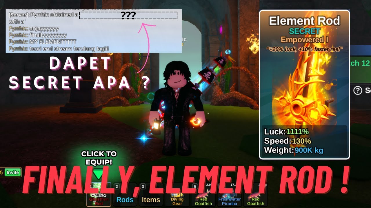 FINALLY, MY ELEMENT ROD !!! | FISH IT ROBLOX - YouTube