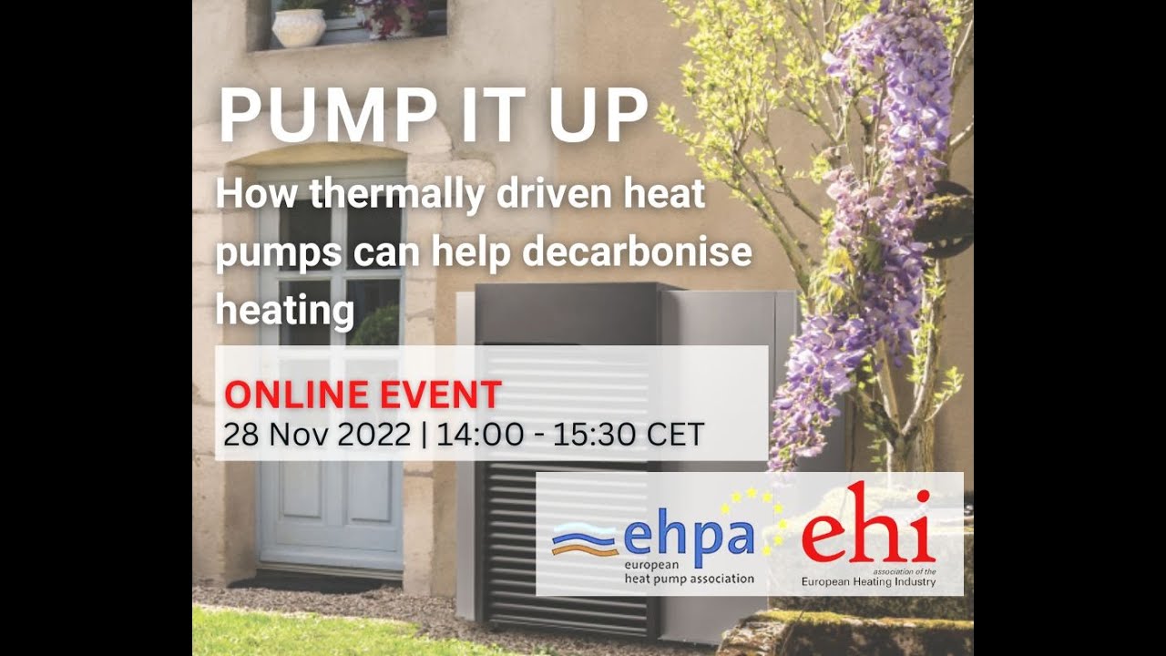 WEBINAR | "Pump it up: How thermally driven heat pumps can help ...