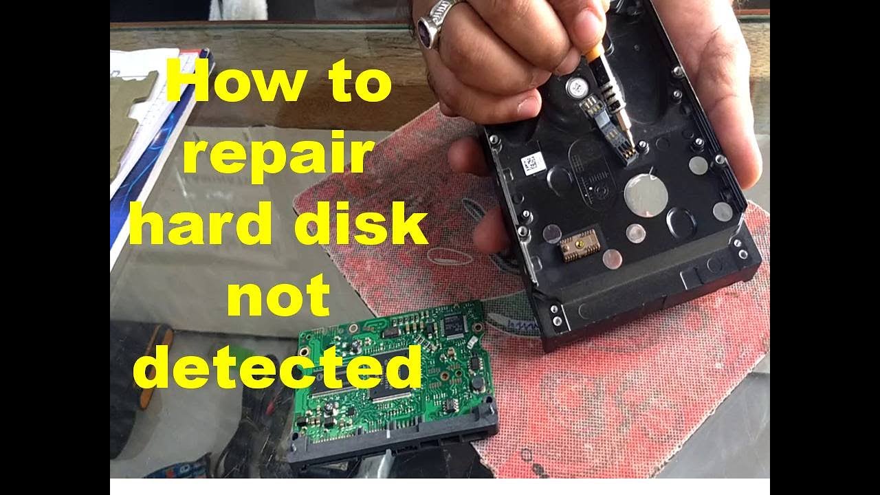 How to Repair dead or not detected hard drive - YouTube