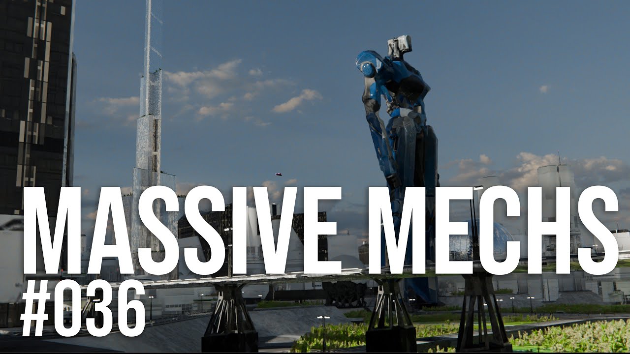 STREAM #036 - More making of MASSIVE mech! - YouTube