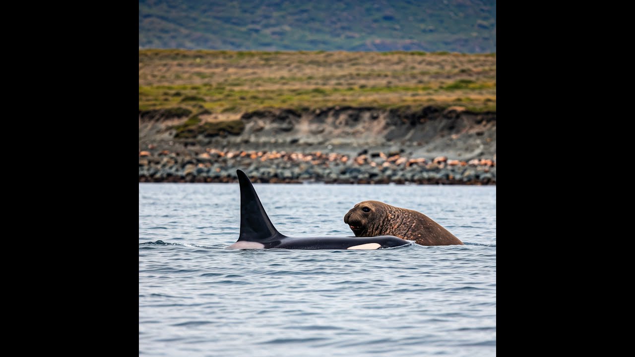 Epic Ocean Clash Orcas vs Elephant Seals VEED - YouTube