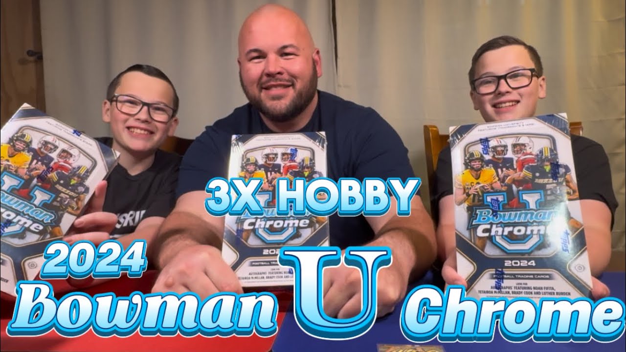 Bowman U Chrome Giveaway for 100+ videos posted! - YouTube