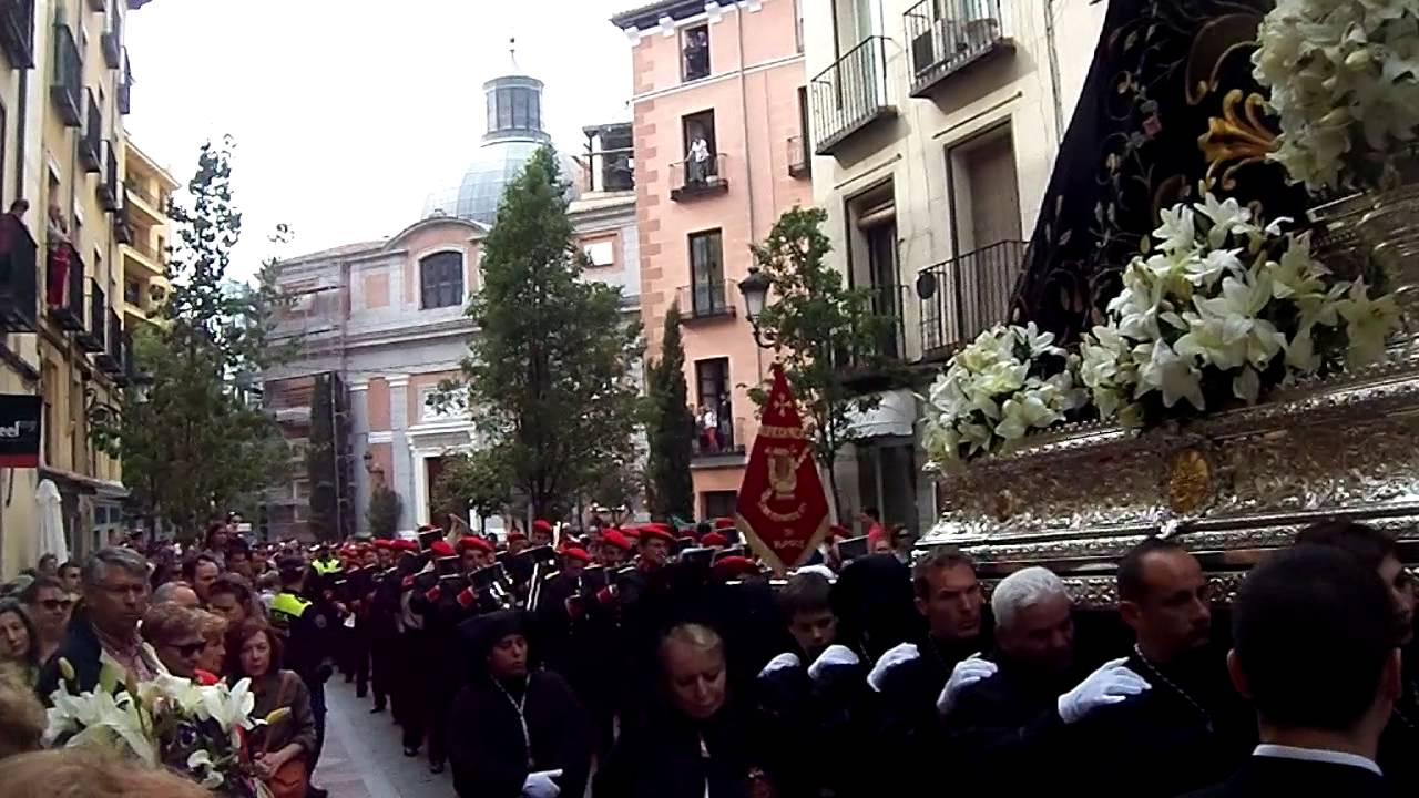 Procesión de la Soledad-Madrid 2014- AM SAN FERNANDO REY (BURGOS) - YouTube