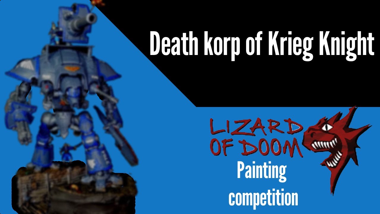 Death korp of Krieg Knight (Painting competition entry) - YouTube