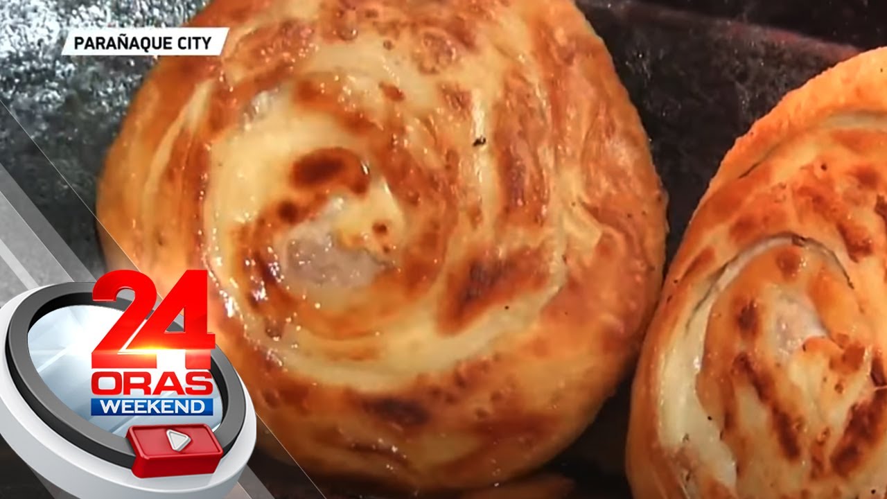 Tinapay na hinaluan ng karne ng baboy, pinipilahan; Chicharong litid ...