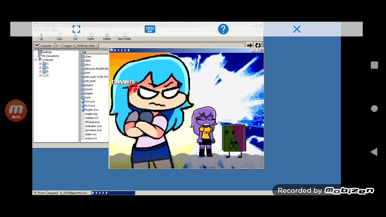 Lily Mugen Battle #1033: Sky FNF vs Book (BFDI) - YouTube