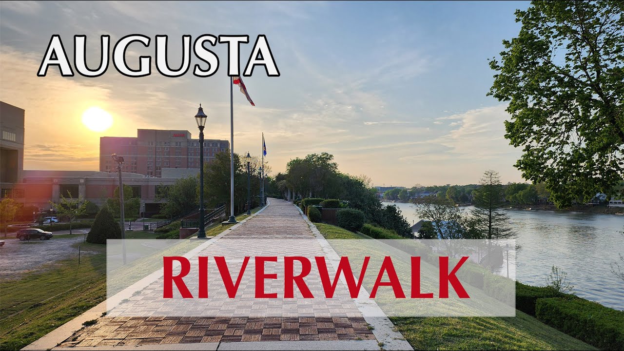 Walking the beautiful Augusta Riverwalk, in Georgia - YouTube