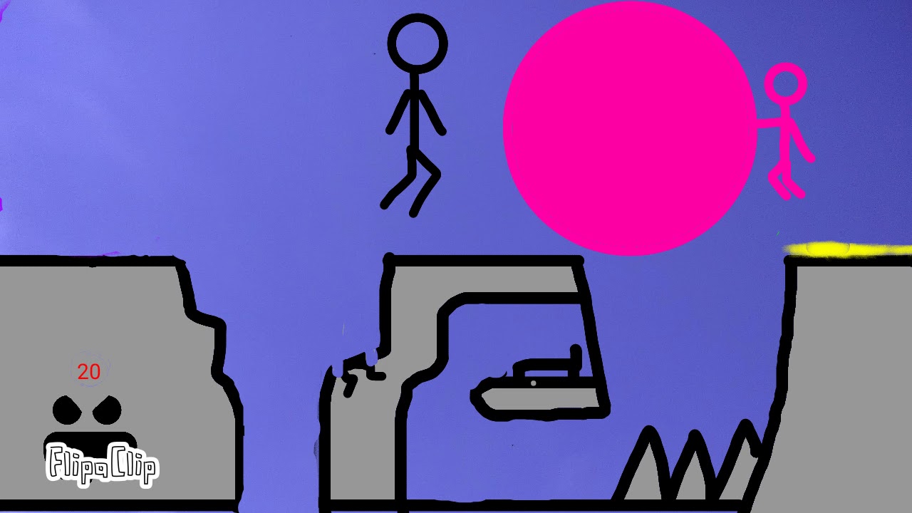 Stickworld Part 2 the battle of the cliff - YouTube