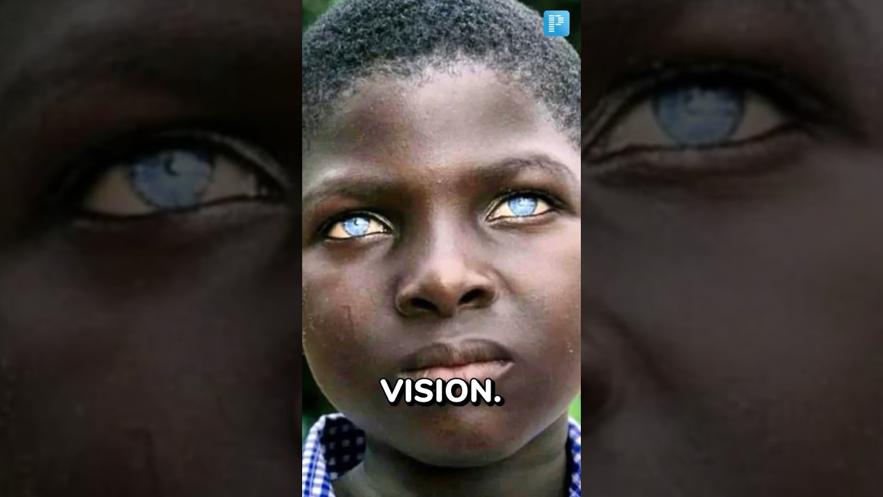 Ocular Albinism Eyes Iris Transillumination In Child With