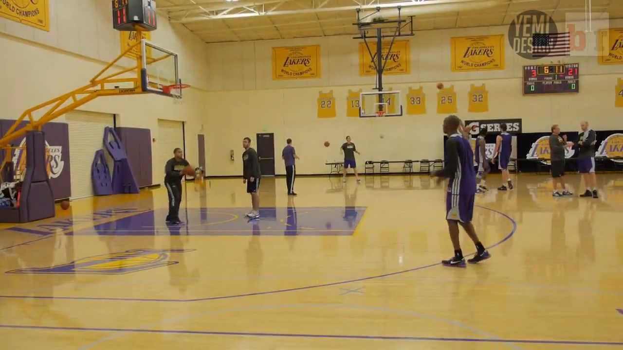 Kobe Bryant's First Practice After Achilles Injury - YouTube