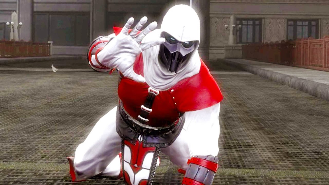 Mortal Kombat 9 - All Stage Fatalities on Assassin's Creed Costume Mod ...