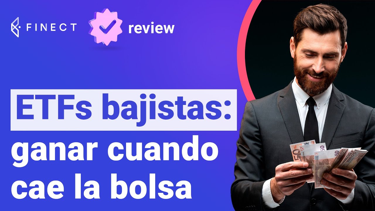 ¿Ganar cuando cae la bolsa? Así son los ETFs bajistas 📉 Ejemplos - YouTube