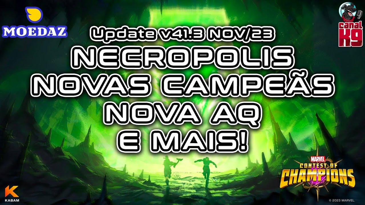 Update v41.3 (Nov/23): NECROPOLIS, Nova AQ, Campeãs e Mais! - Marvel ...