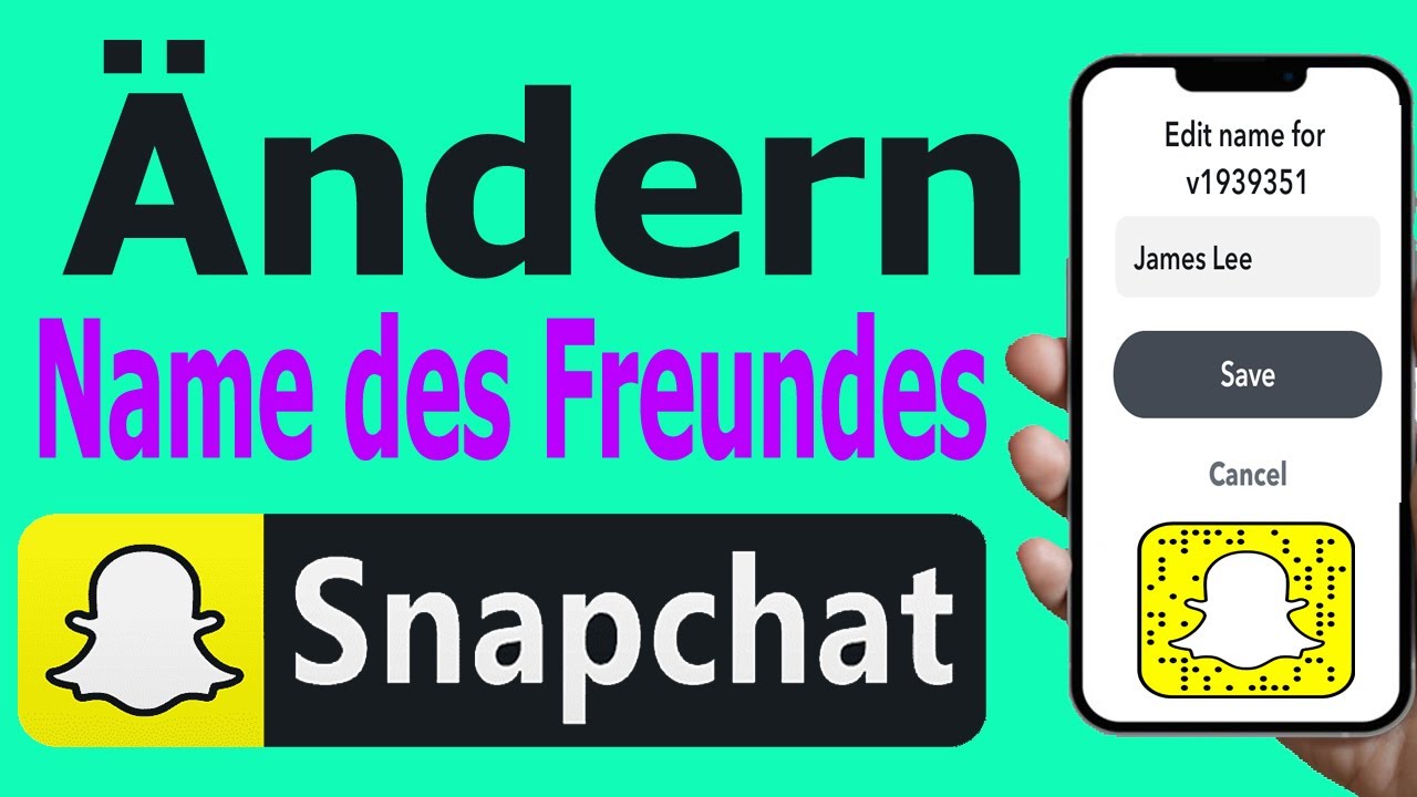 So ändern Sie den Namen einer Person auf Snapchat || Namen von Freunden auf Snapchat bearbeiten ...