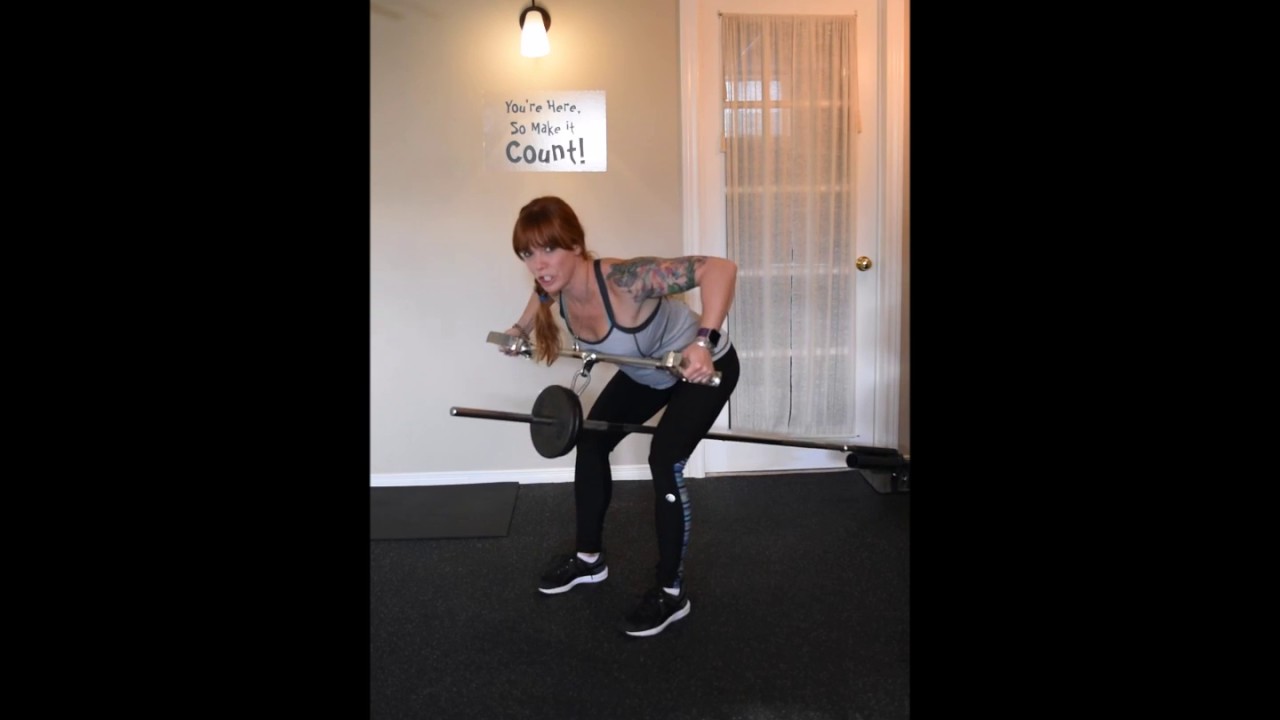 Landmine Wide Grip Row - YouTube