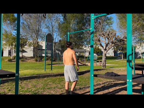 Intense Pull Ups Workout At The Park - YouTube