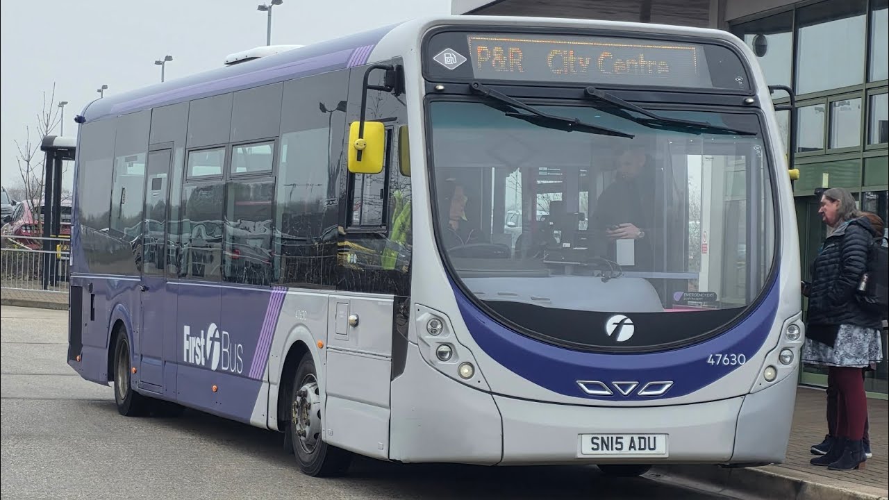 On board: First Chelmsford SN15 ADU 47630, working the Park and Ride ...