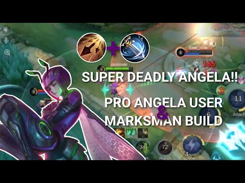 SUPER SAVAGE | ANGELA MARKSMAN BUILD 💖🧁 | Mobile Legends Bang Bang ...