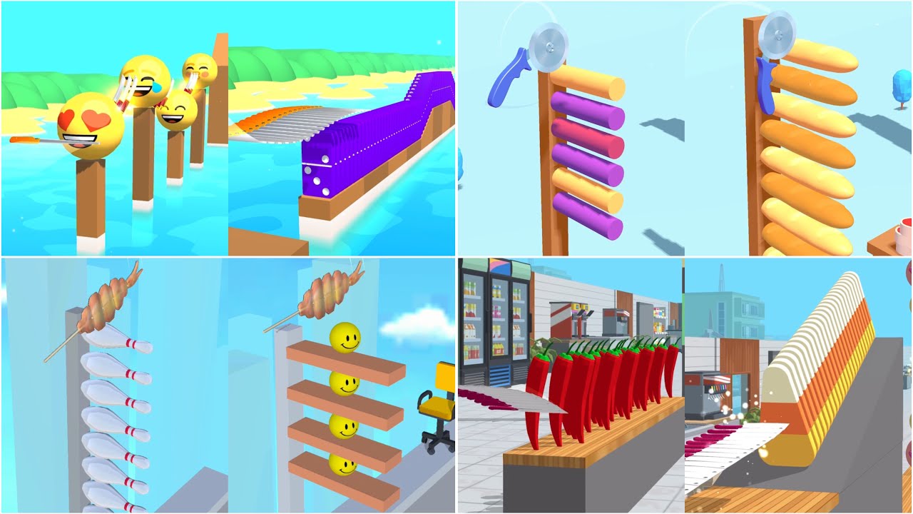 Flying Cut vs Slice Master vs Almost Cut Very Satisfying And Relaxing ...