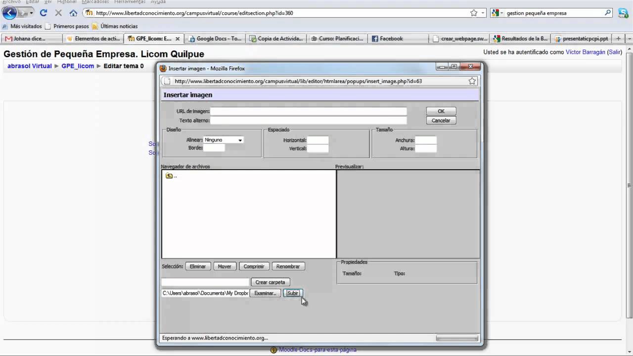 Colocar imagen en moodle - YouTube