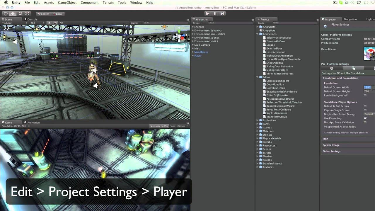 The Game View - Unity Official Tutorials - YouTube