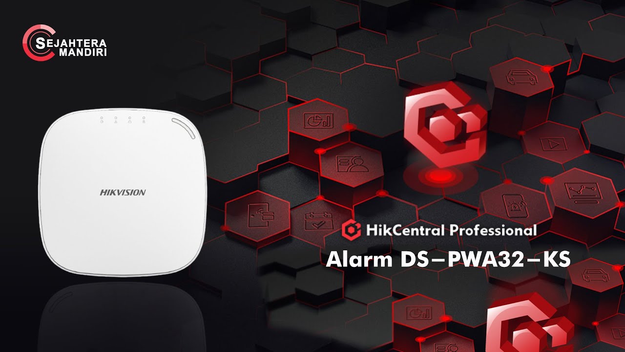 Contoh Implementasi Alarm Hikvision DS-PWA32-KS dengan aksesoris Panic ...