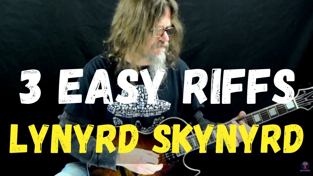 3 Fun & Easy Guitar Riffs From Lynyrd Skynyrd - YouTube