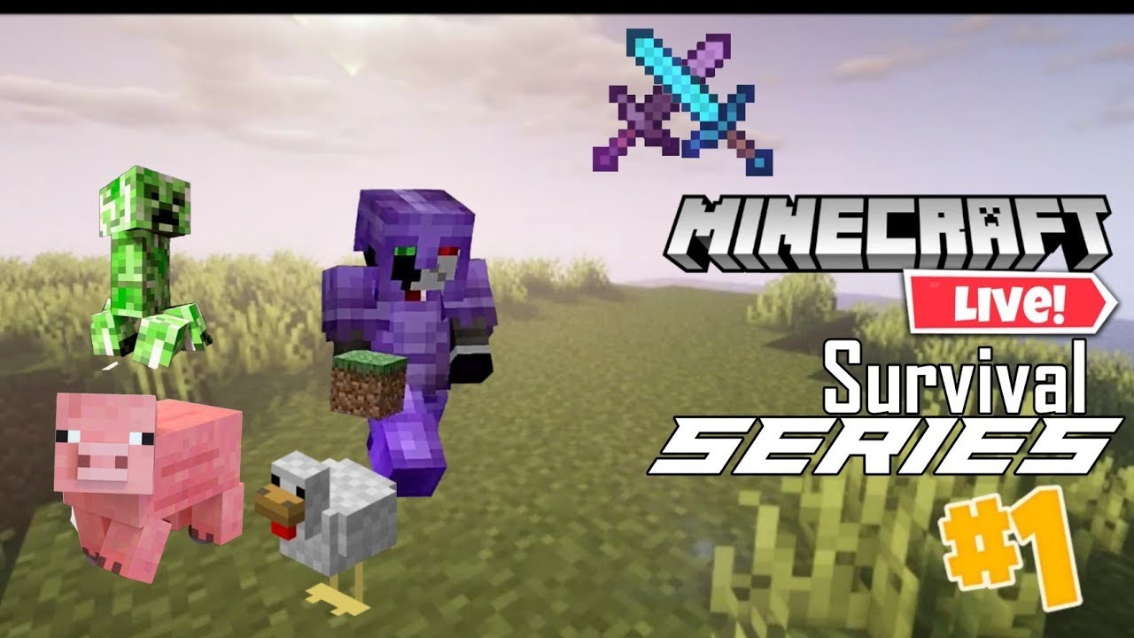 Minecraft : Live Survival Series #1 - YouTube