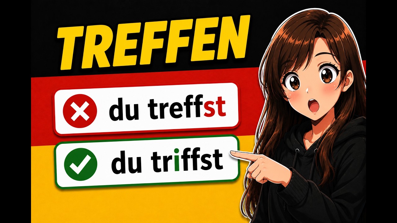 Conjuguer le verbe treffen (« rencontrer ») en allemand – présent de l ...