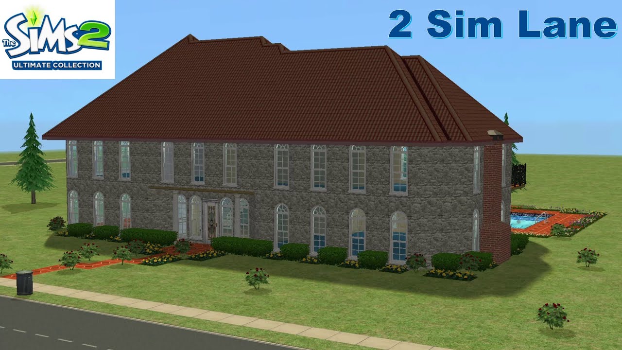 The Sims 2 Speed Build | 2 Sim Lane | House Build | #TheSims25 - YouTube