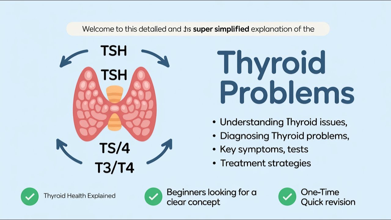 "Thyroid Made Easy 🦋 | Hypothyroidism Explained with Simple Tricks ...