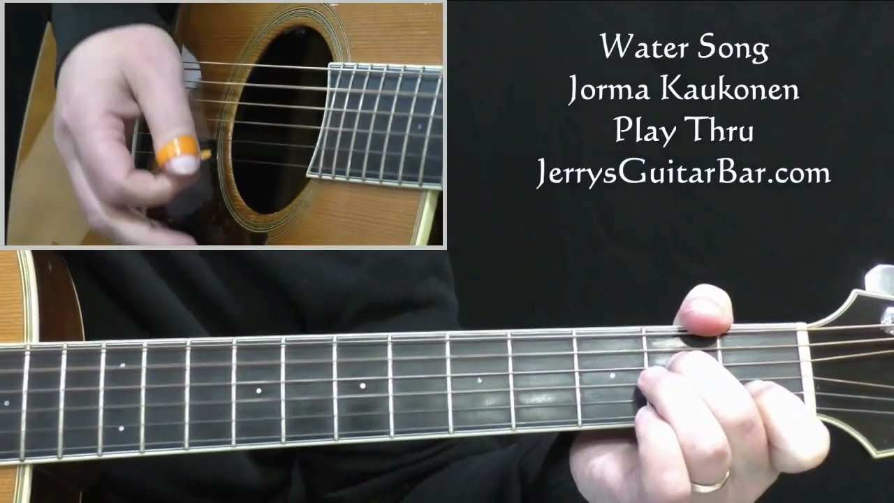 Jorma Kaukonen Water Song (acoustic) | Guitar Play Thru - YouTube