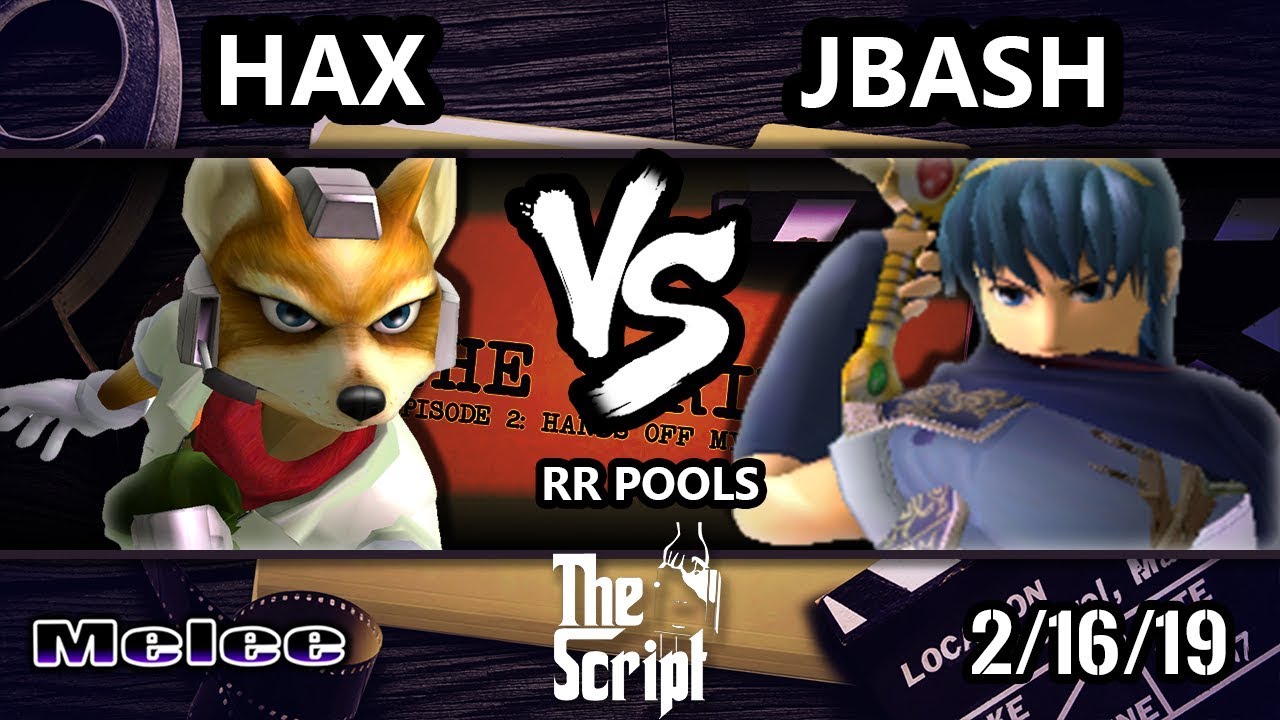 The Script 2 - Hax (Fox) Vs. JBash (Marth) - Smash Melee RR Pools - B1 ...