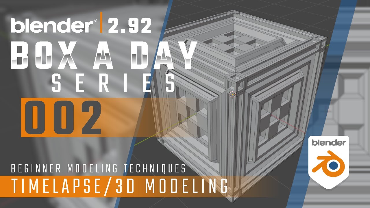 Blender 2.92 - Beginner - 3D Modeling - Box a Day Series - Box 002 ...