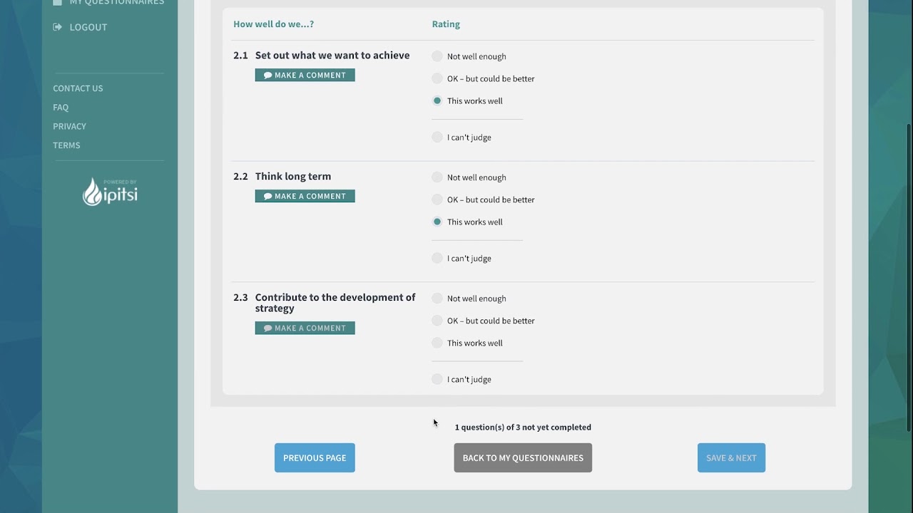 How to: Thinking Board questionnaire tutorial - YouTube