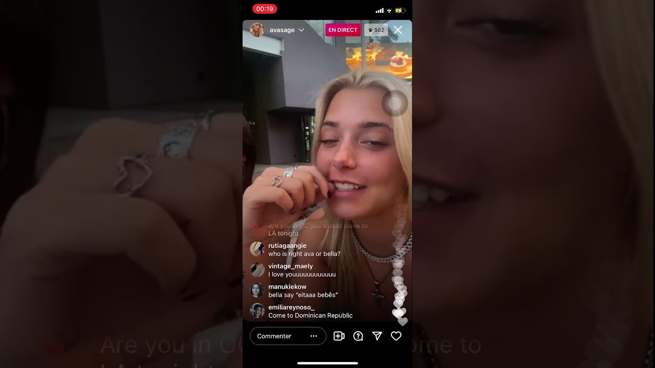 Ava sage insta live - YouTube