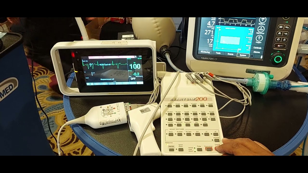 Macam-macam gelombang EKG menggunakan Heartsim 200 - YouTube