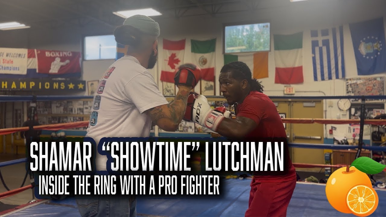 Inside the Ring with Pro Fighter Shamar “Showtime” Lutchman - YouTube