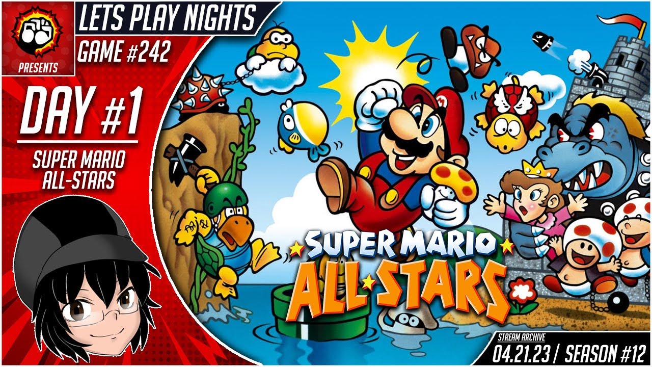 Lets Play Nights: Super Mario All-Stars (SNES) - Day 1 (Game #242 ...