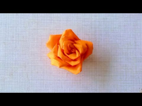 hand made rose flower making video amazing flower Designs by uk fashion ...