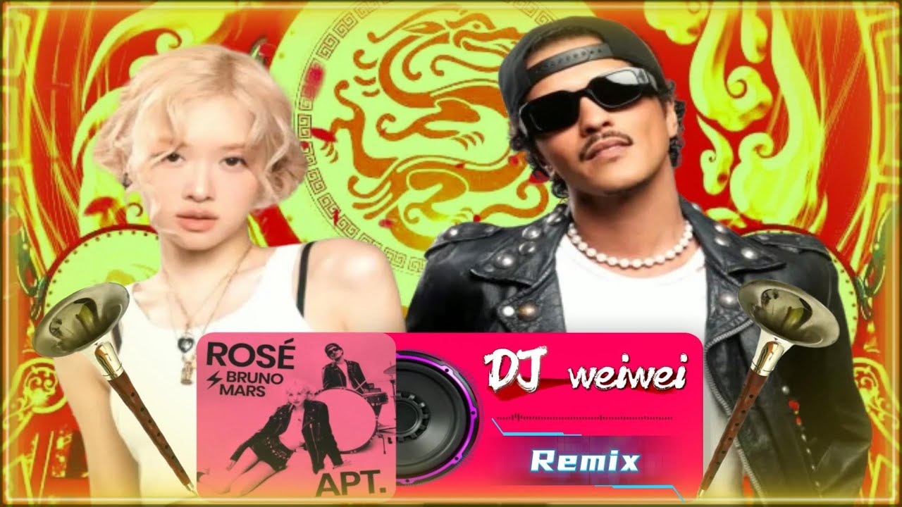 DJ wei wei 震撼台灣鼓㊣廟會嗩吶 【ROSÉ & Bruno Mars - APT.】Taiwan folk style Remix - YouTube Music