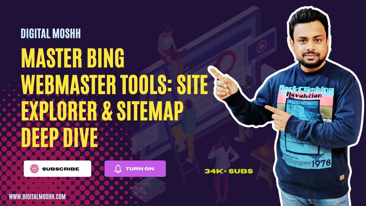 Bing Webmaster Tools Mastery Part 4: Site Explorer & Sitemap Deep Dive | Digital Moshh - YouTube