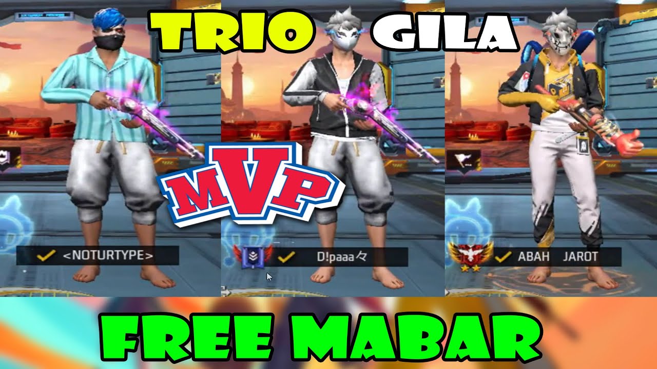Free Mabar MVP WIN Masuk Tumbhnail! Free Fire - YouTube