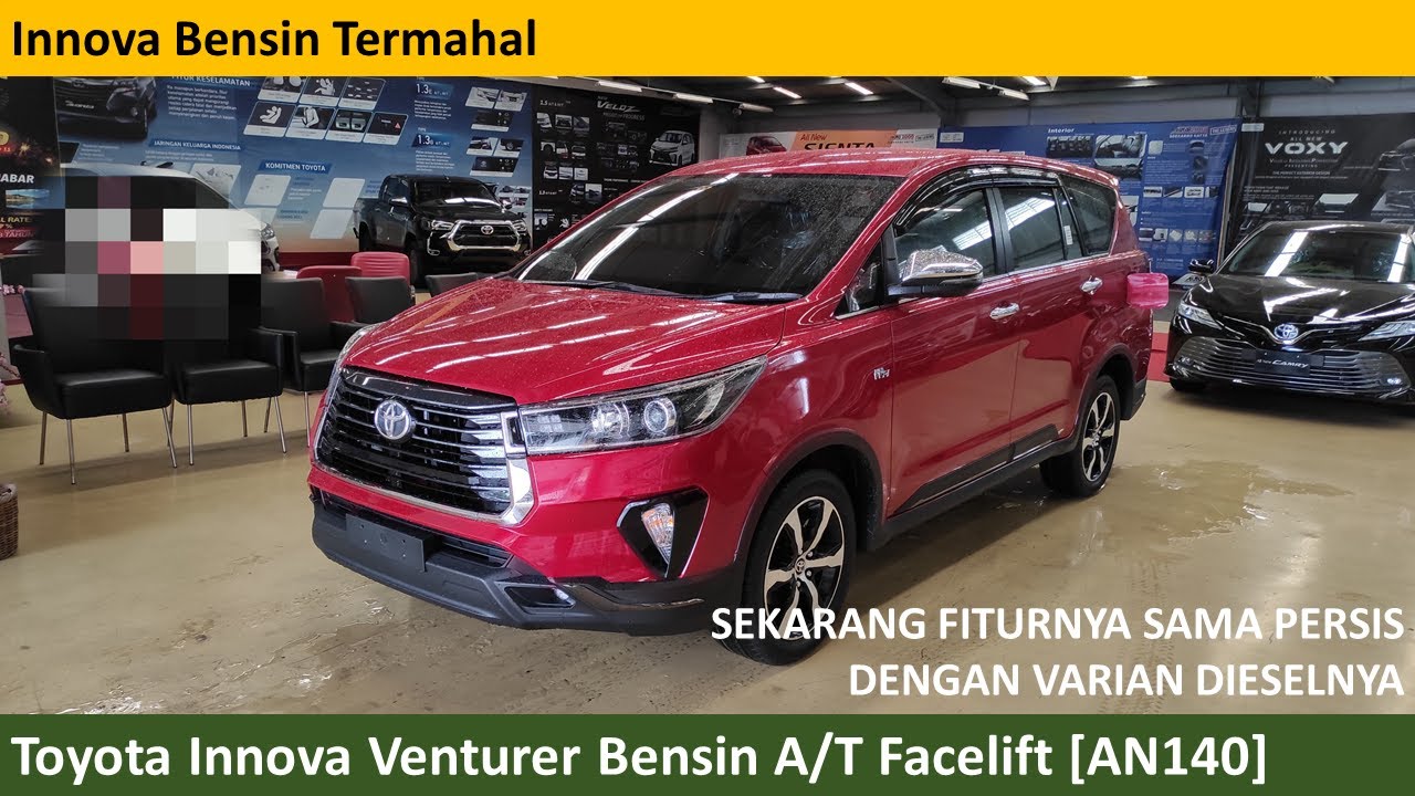 Toyota Innova Venturer Gasoline A/T [AN140] Facelift (2020) review ...